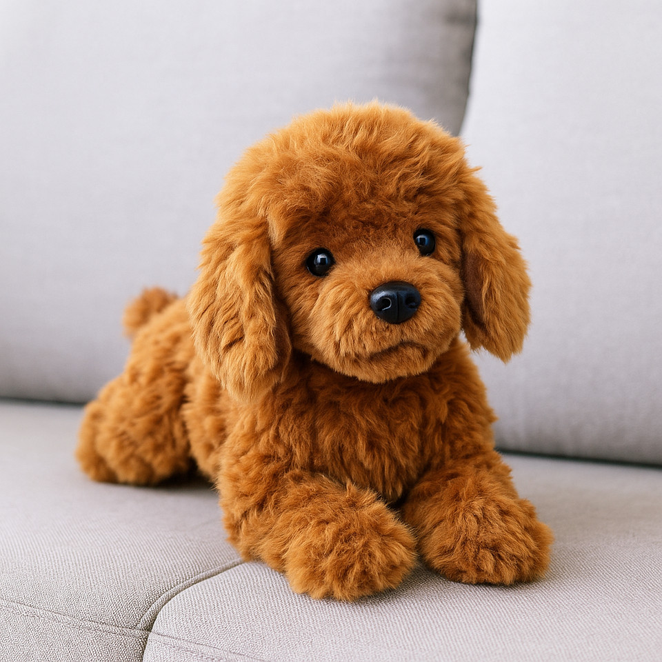 Jual Lifelike Teddy Bear Plush Toy Dog 15.7-inch Super Large Simulation ...