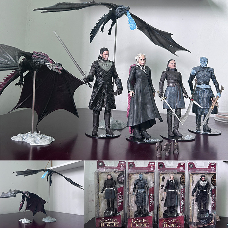 Jual Jon Snow Night King Daenerys Targaryen Frost Wyrm Viserion Black ...