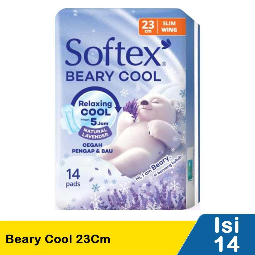 Jual SOFTEX BEARY COOL 14S 23cm | Shopee Indonesia