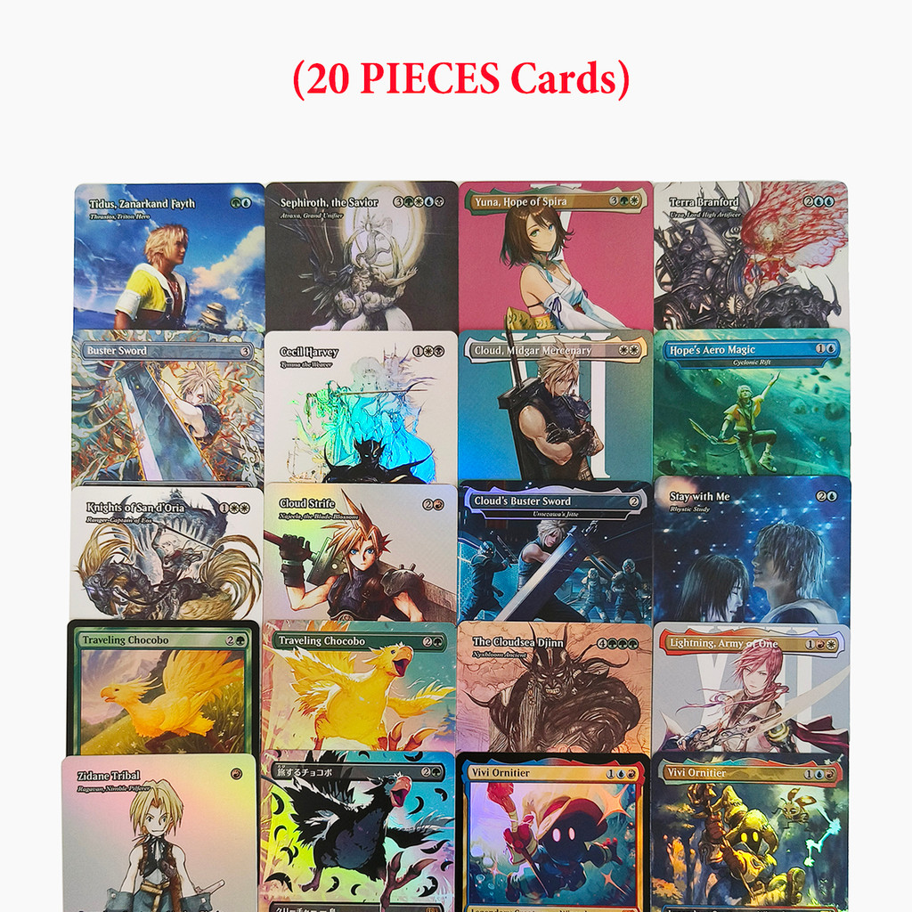 Jual Custom Final Fantastic Proxy Foil Cards High Quality Table Game ...