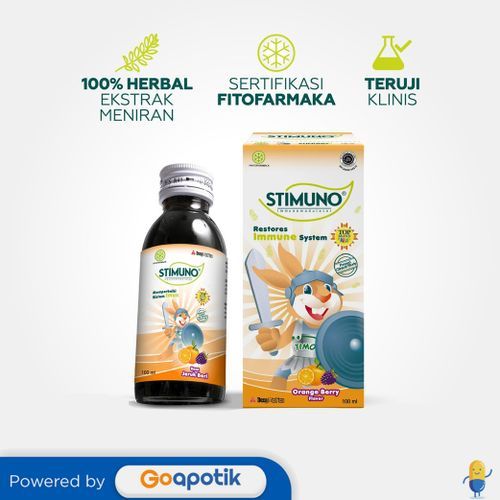 Jual Stimuno Orange Berry Sirup Botol 100 Ml | Shopee Indonesia