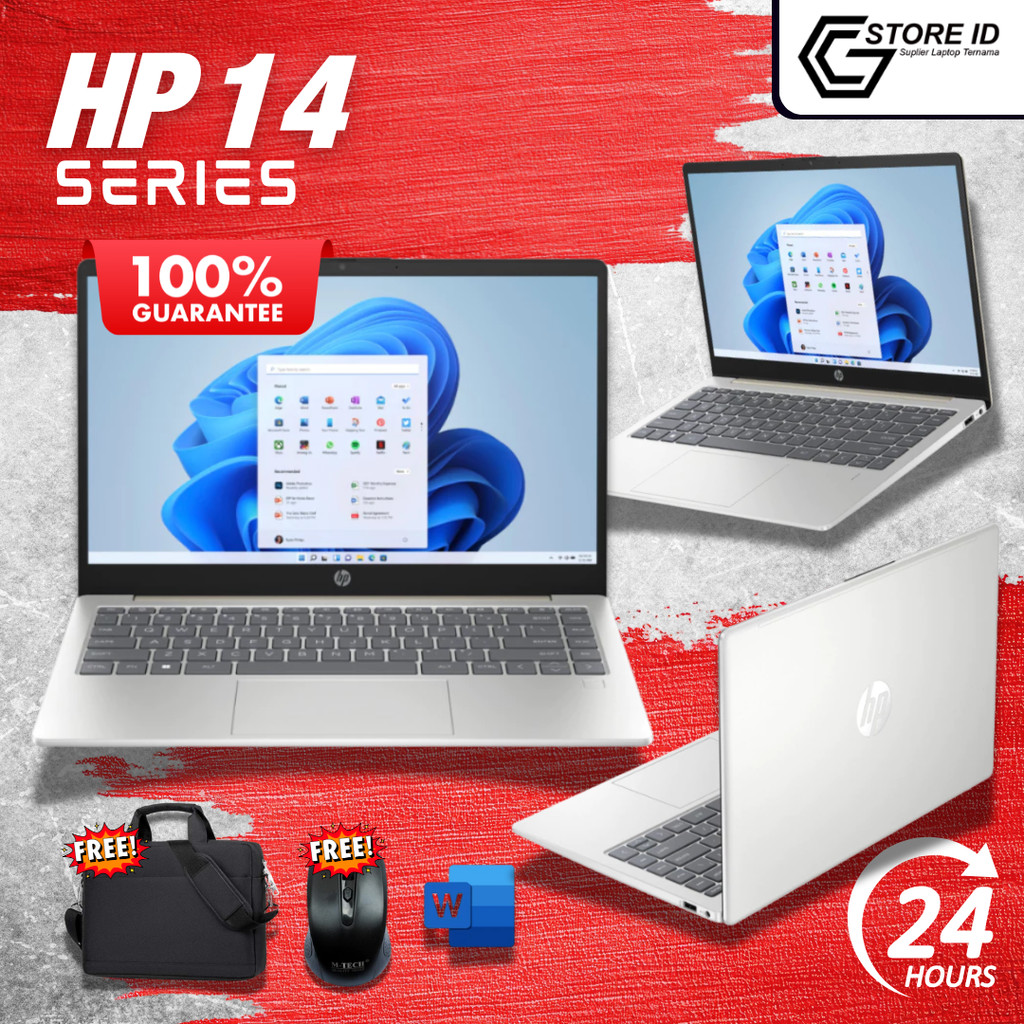 Jual Laptop HP 14 Slim ntel Core i3 100U RAM 16GB 1TB SSD 14.0 FHD ...