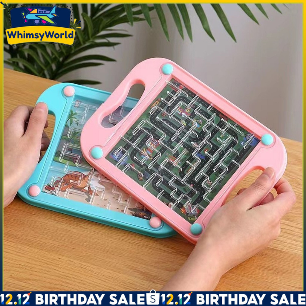 Jual Mainan Puzzle Labirin Menyatukan Bola Besi yang Terpisah / Mainan ...