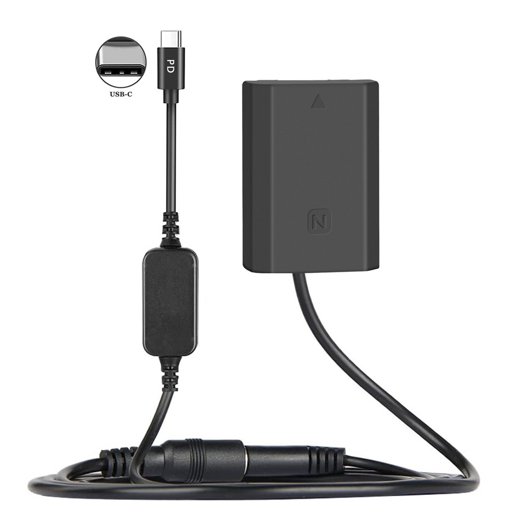 Jual USB-C NP-FZ100 Dummy Battery Adapter for Sony Alpha A6600 A7IV A7C ...