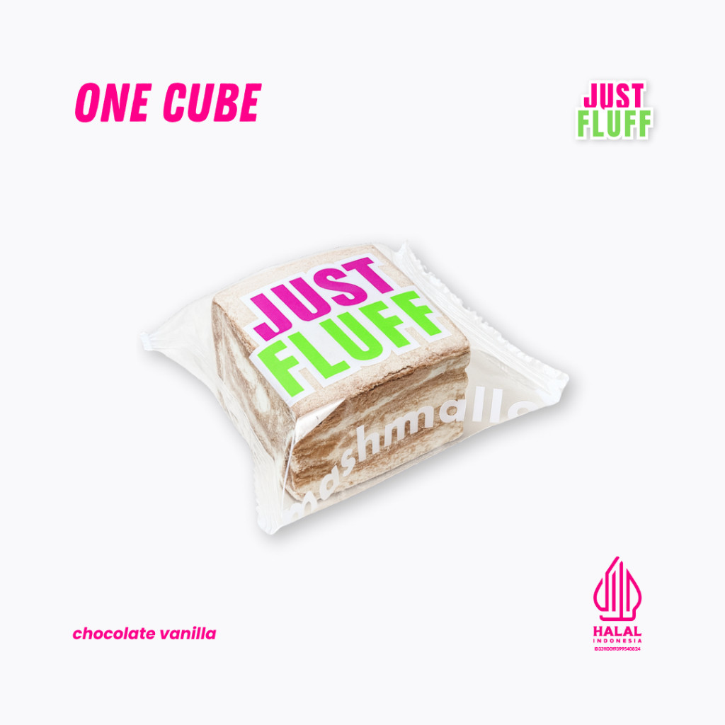 Jual [Marshmallow JUSTFLUFF] One Cube Mallow [HALAL] | Shopee Indonesia