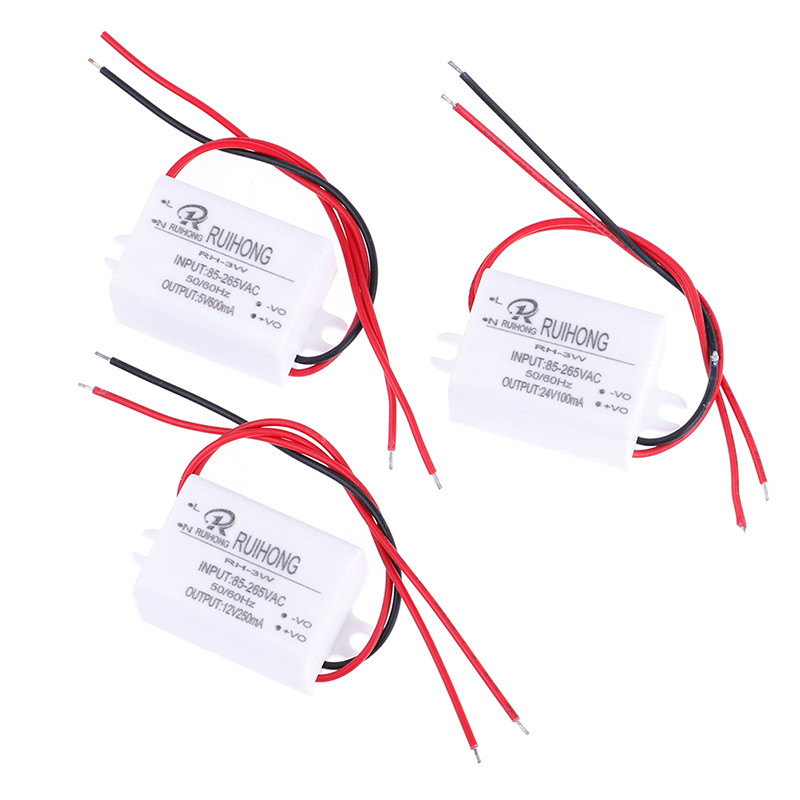 Jual AC-DC Power Supply Module AC110V 220V 230V To DC 5V 12V 24V Mini ...