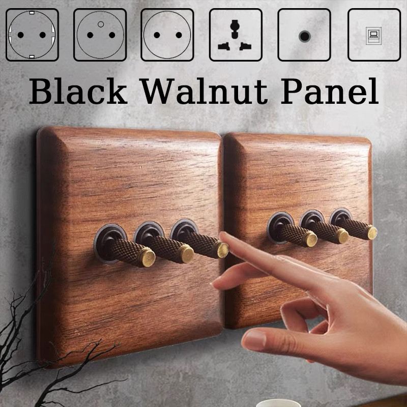 Jual European Vintage Wall Lamp Power Socket Eu Ru Fr Standard Switch ...