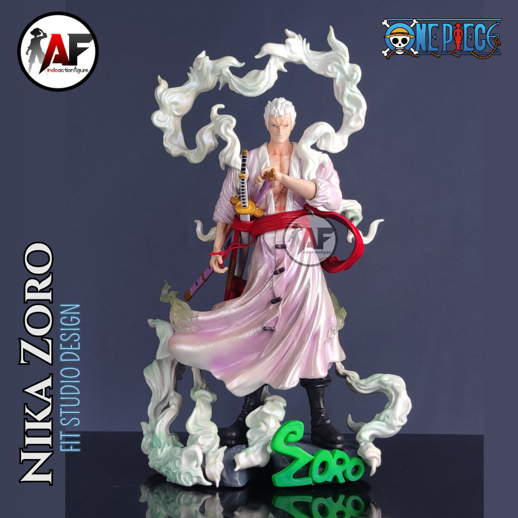 Jual Statue Action Figure One Piece Nika Roronoa Zoro Fit Studio Design ...