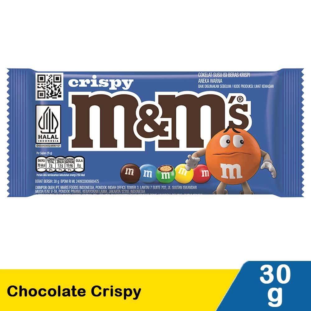 Jual M&M'S CHOCOLATE CRISPY 30g | Shopee Indonesia