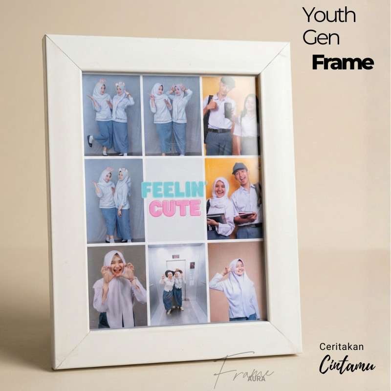 Jual Frame Aura - Cetak Foto Custom Kado Estetik Aesthetic Led ...