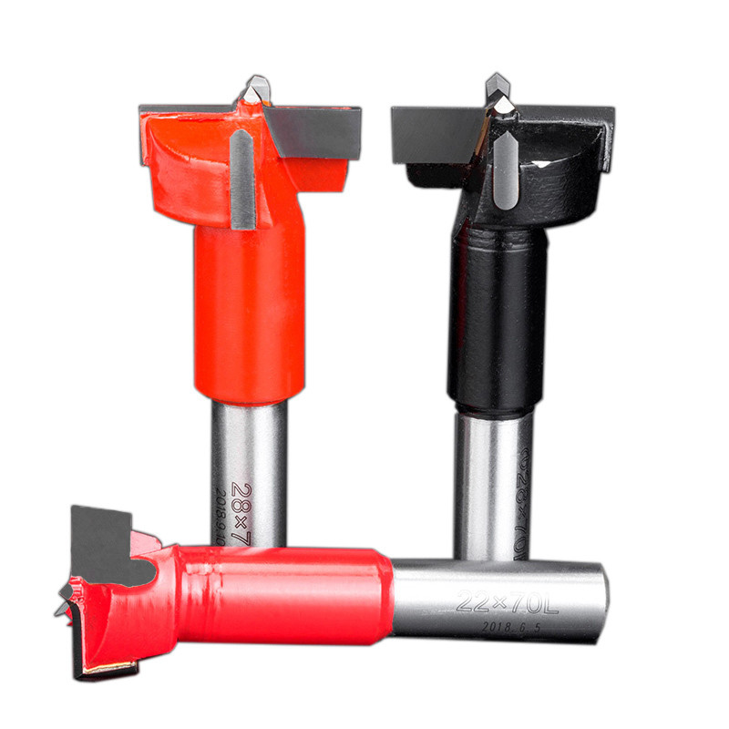 Jual 15mm 35mm Four Flute Hinge Boring Wood Drill Bit 57mm 70mm Length ...