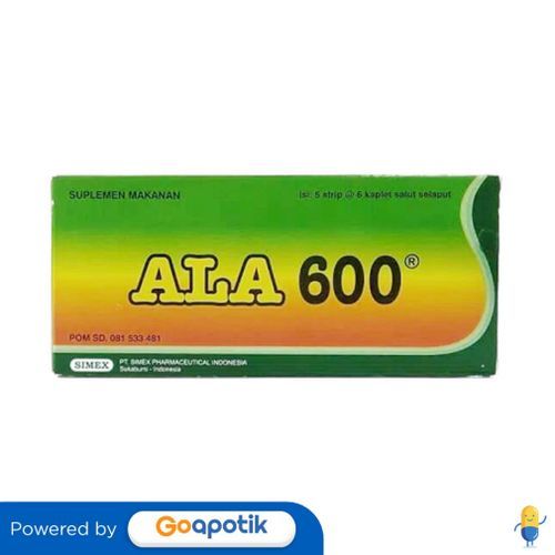 Jual Ala-600 Box Isi 30 Kaplet | Shopee Indonesia