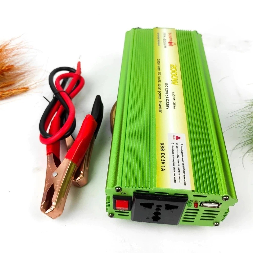 Jual cod/Power Inverter Sunpro 2000W 12V FFA-2000W / Inverter 2000 Watt ...