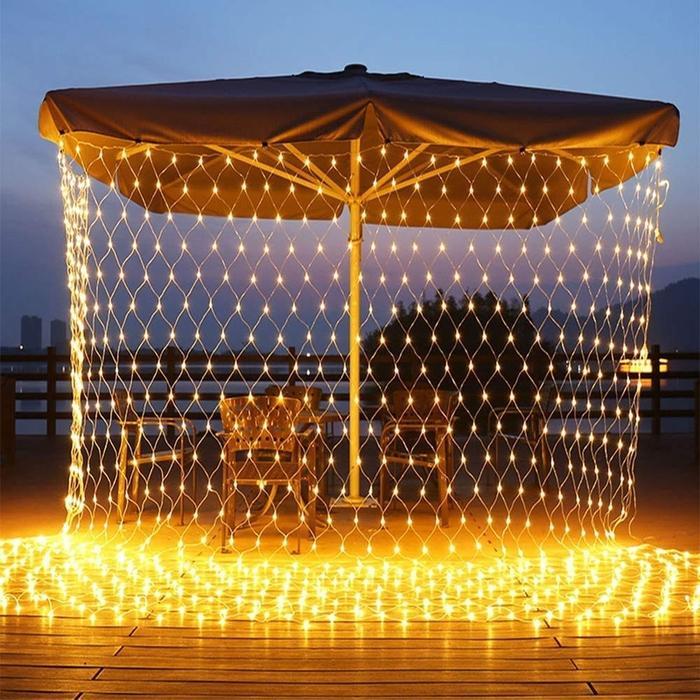 Jual Lampu Natal Jala LED Warm White dan White Tumblr Light Jala - Warm ...