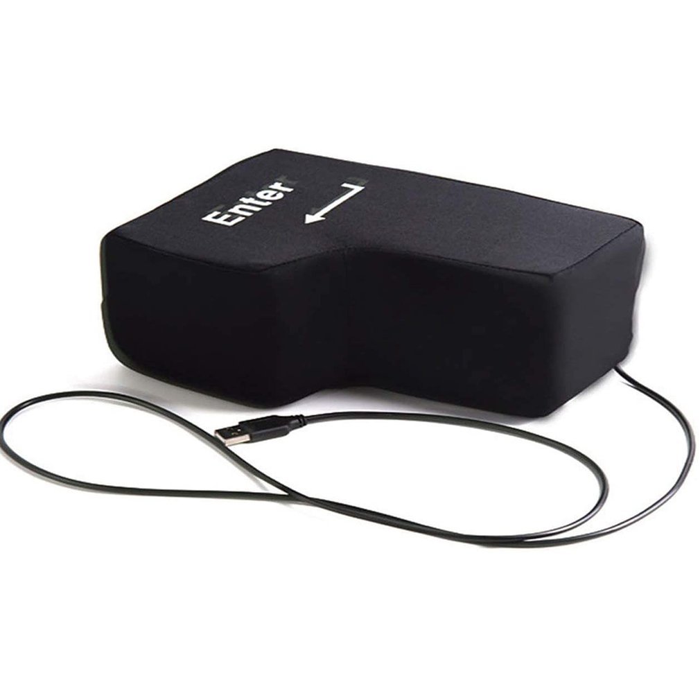 Jual USB Enter Key Vent Pillow For Offices Soft Computer Stress Relief ...