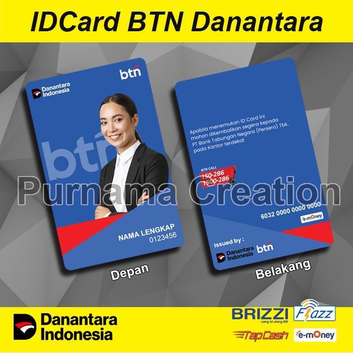 Jual READYY Cetak ID Card Pegawai Danantara BTN Nametag Idcard BUMN ...
