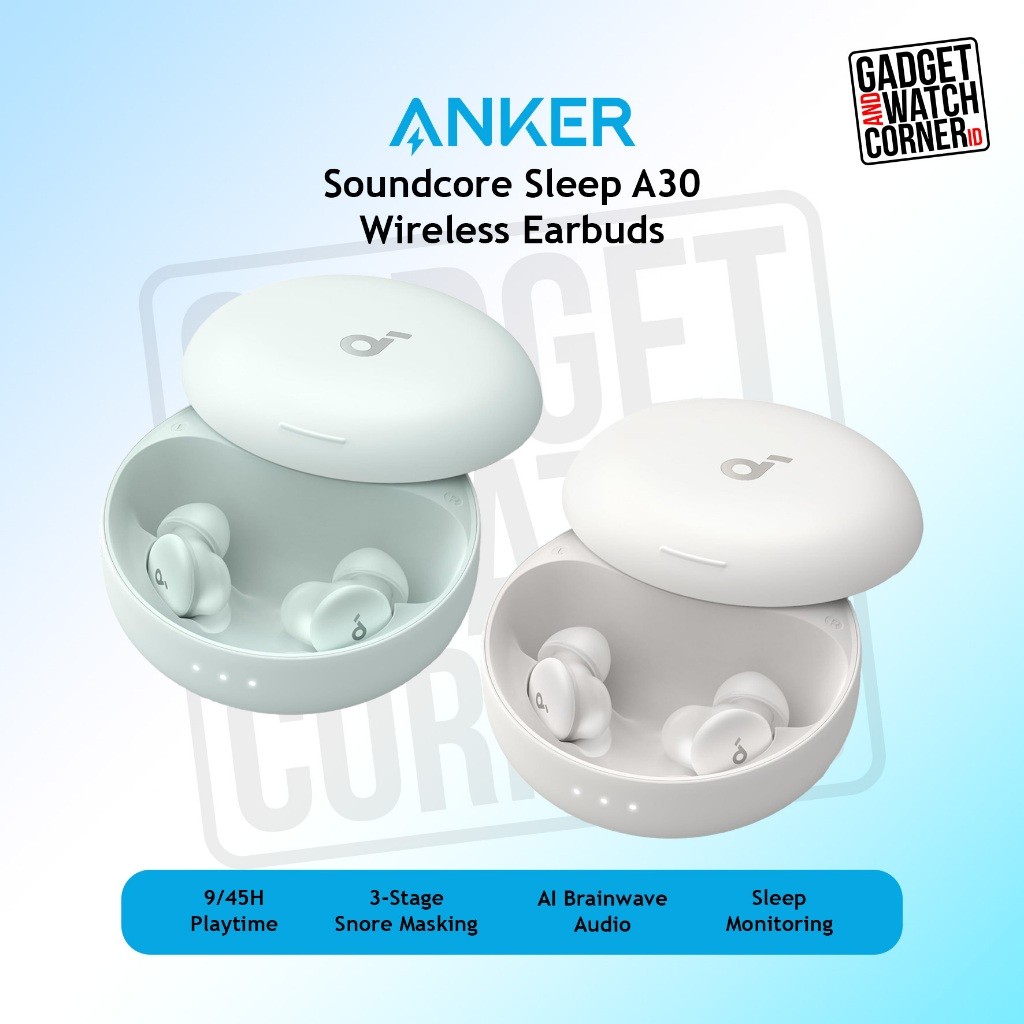 Jual Soundcore Sleep A30 Smart Active Noise Cancelling Sleep Headphone ...