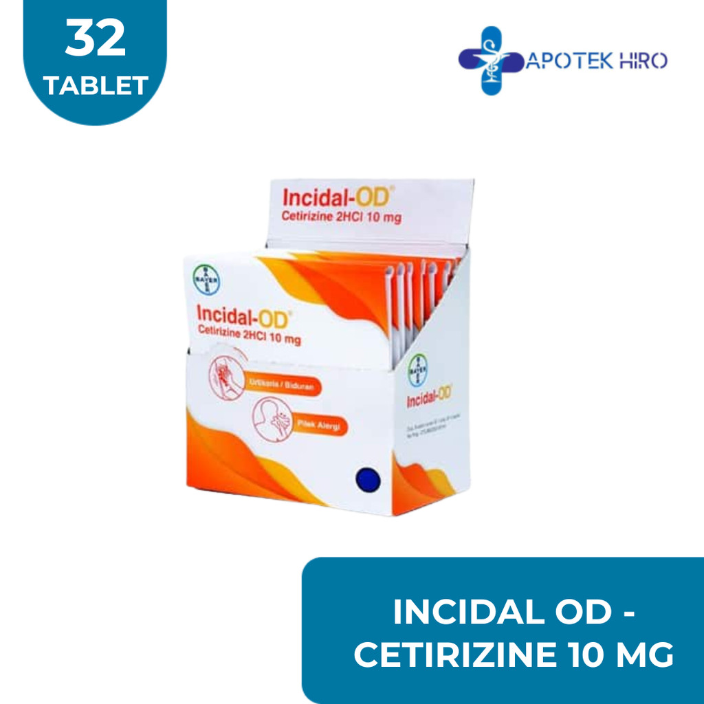 Jual INCIDAL-OD 10MG - 1 BOX 32 TABLET | Shopee Indonesia