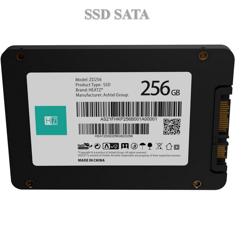 Jual SSD HEATZ 256GB 2.5 Inch SLIM 6.0Gb/s SATA 3 Internal SSD -NETONE ...