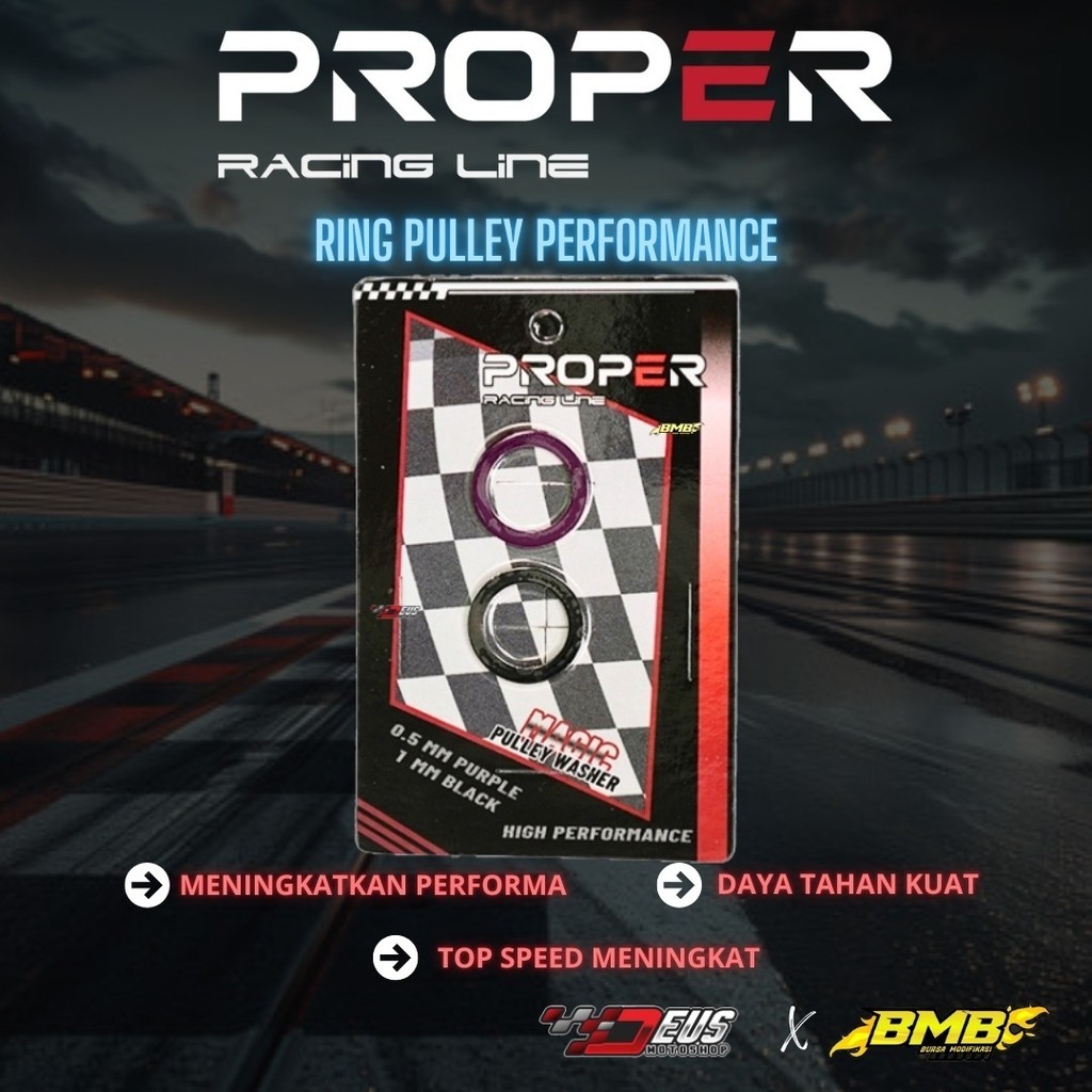 Jual Proper Ring pulley Honda Yamaha semua variant lengkap Beat Mio ...