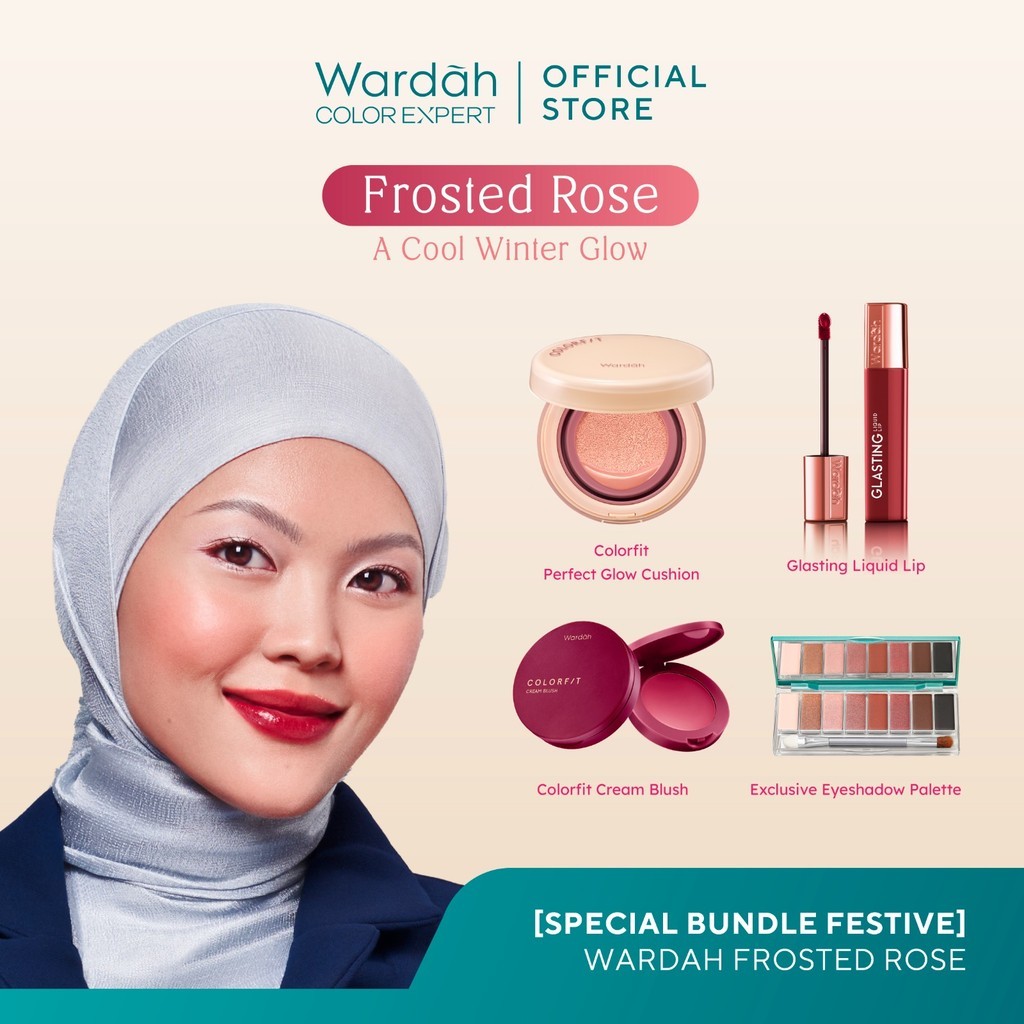 Jual WARDAH Makeup Looks: Frosted Rose, Peachy Bloom, Mauve Radiance ...