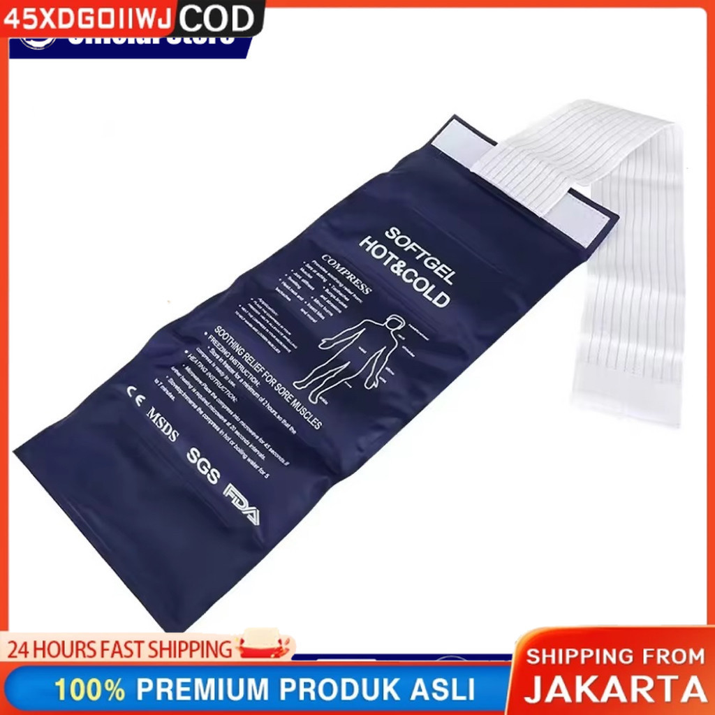 Jual COD 45*17.5CM Reusable Gel Ice Pack / Gel Alat Kompres Panas ...