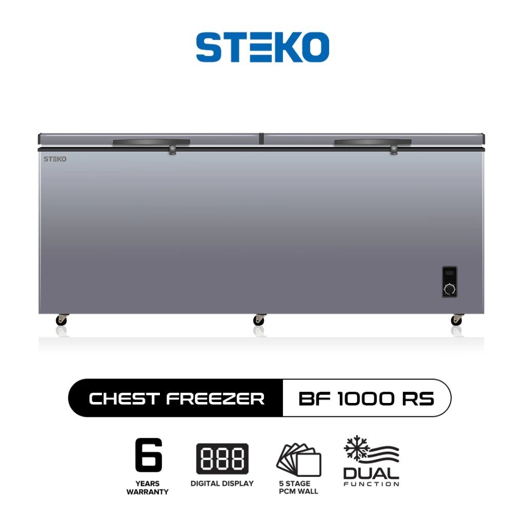 Jual Steko Chest Freezer Box 1000 Liter PCM Wall Garansi 6 Tahun BF ...