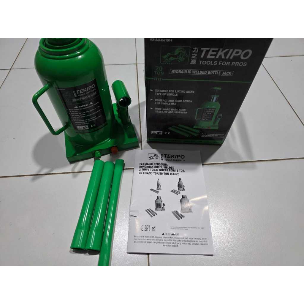Jual TEKIPO BY TEKIRO DONGKRAK MOBIL TRUK BENTUK BOTOL 20 TON / 20T ...