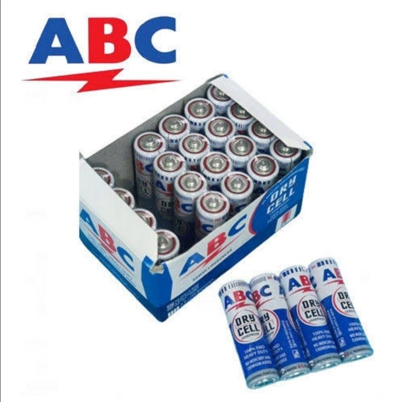 Jual (1 Box 24 Pcs) ABC Batu Baterai Biru R06 AA 1.5V Dry Cell Isi ...