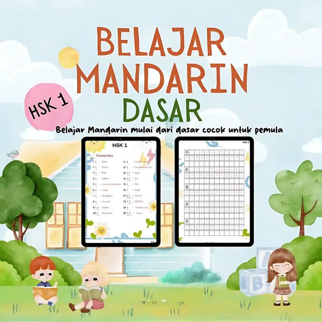 Jual Belajar Mandarin HSK 1 | Dasar untuk Pemula dan Anak, Kosakata & Materi Edukatif Lengkap ...