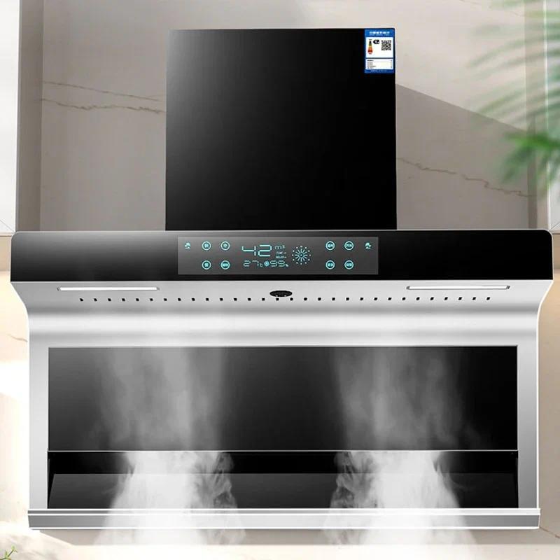 Jual Range Hood For Kitchen Stainless Steel High Suction Automatic ...