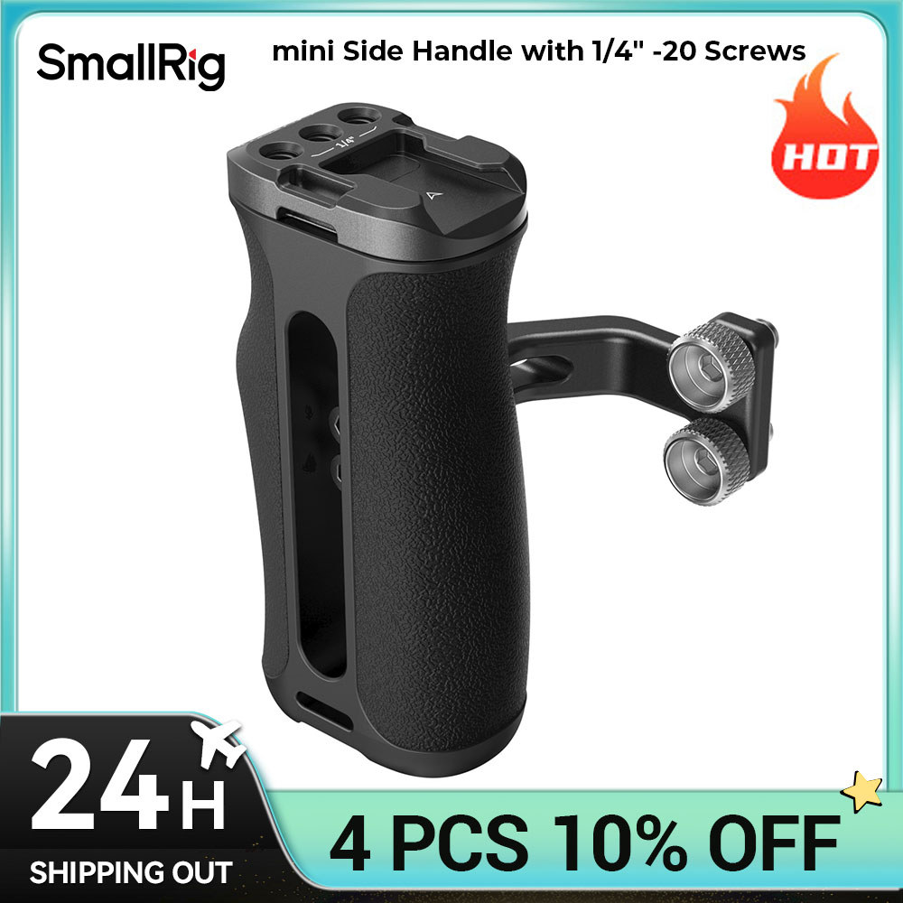 Jual SmallRig mini Side Handle with 1/4" -20 Screws Load 6KG Left and ...