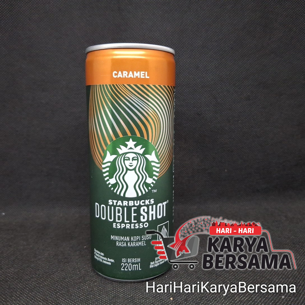 Jual MINUMAN KOPI SUSU RASA KARAMEL SIAP MINUM STARBUCKS DOUBLE SHOT ...