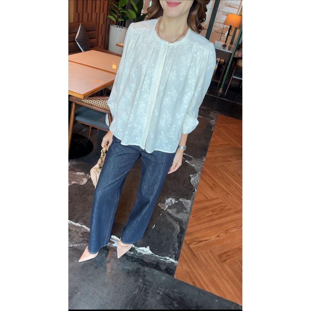 Jual HAKANA JILL Shirt - Lengan Panjang Wanita | Shopee Indonesia