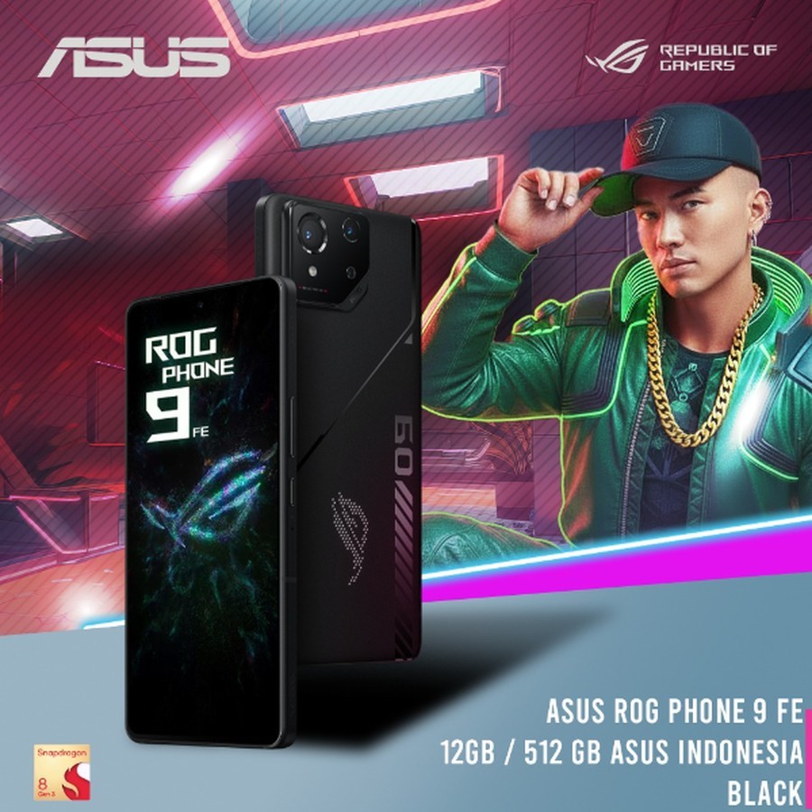 Jual ASUS ROG PHONE 9 FE 12GB/512GB Snapdragon® 8 Gen 3 AMOLED Garansi ...