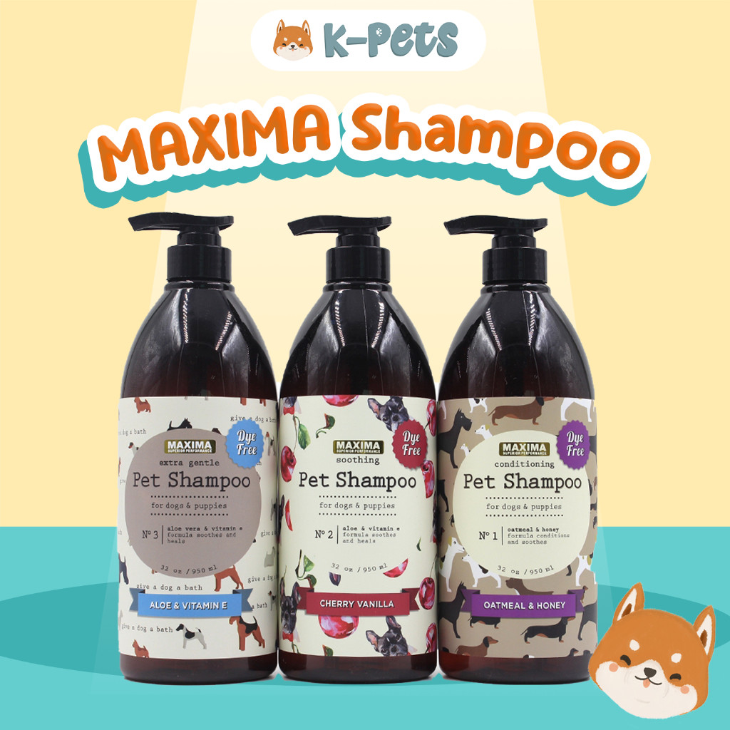 Jual Maxima Soothes Formula Dog Shampoo Anjing 950 mlMurah | Shopee ...