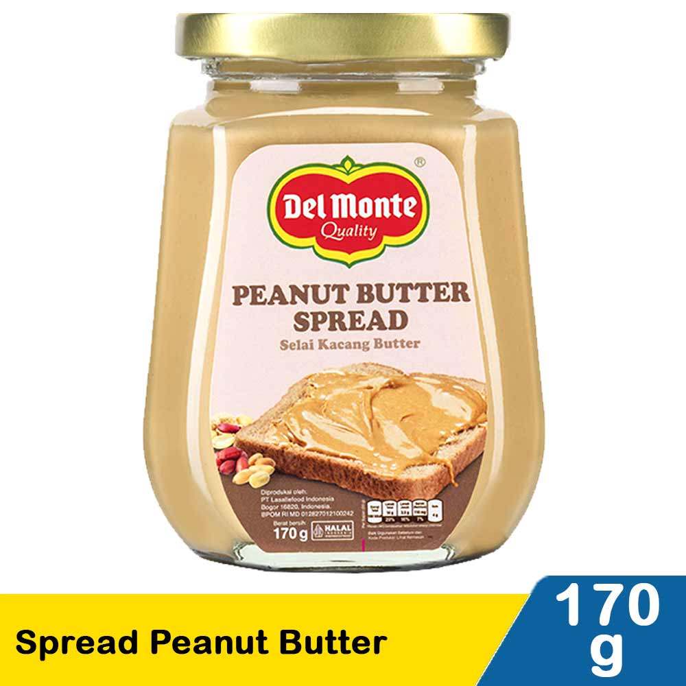 Jual DELMONTE SPREAD PEANUT BUTTER 170g | Shopee Indonesia