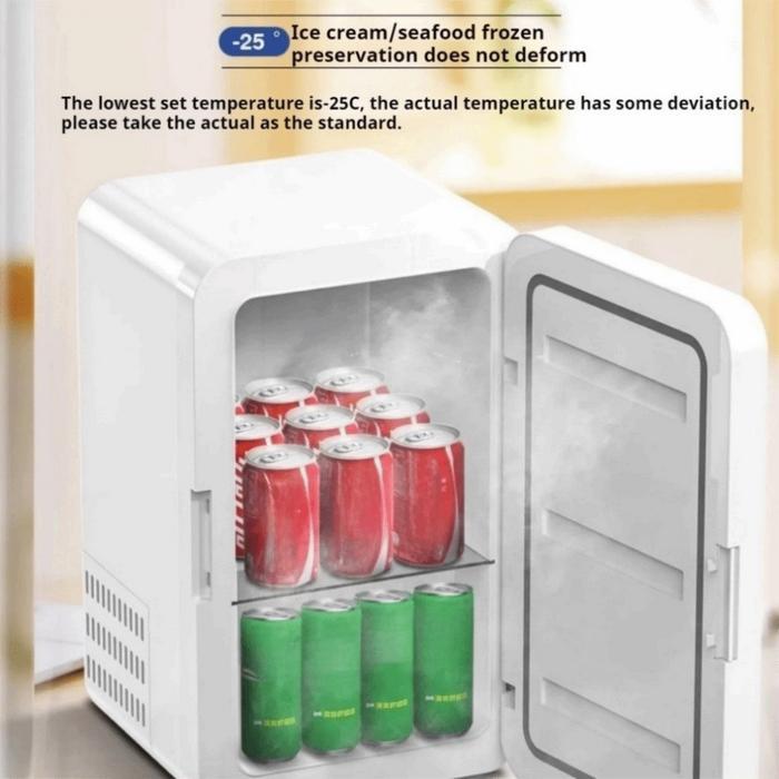Jual Portable 8L Mini Fridge Household Single Door Mini Cooler Box ...