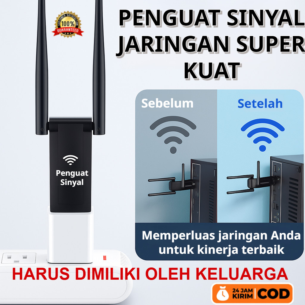Jual [Konektivitas Tanpa Batas] Penguat Sinyal WiFi Meningkatkan ...