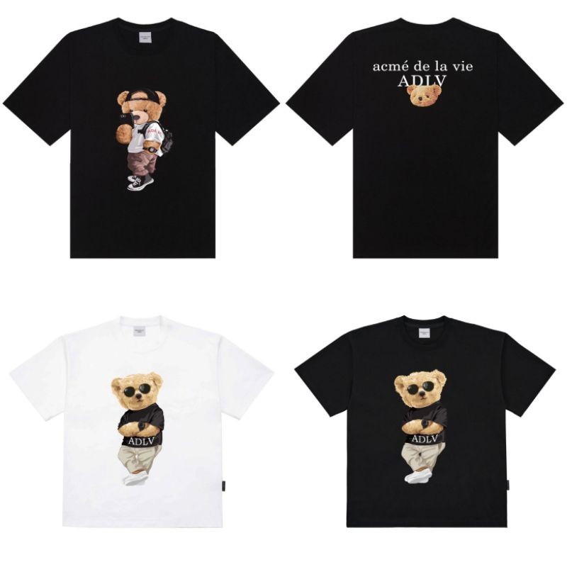 Jual ADLV' Acme' de la vie' Teddy Bear Tshirt Short Sleeve Oversized Unisex Mirror | Shopee ...