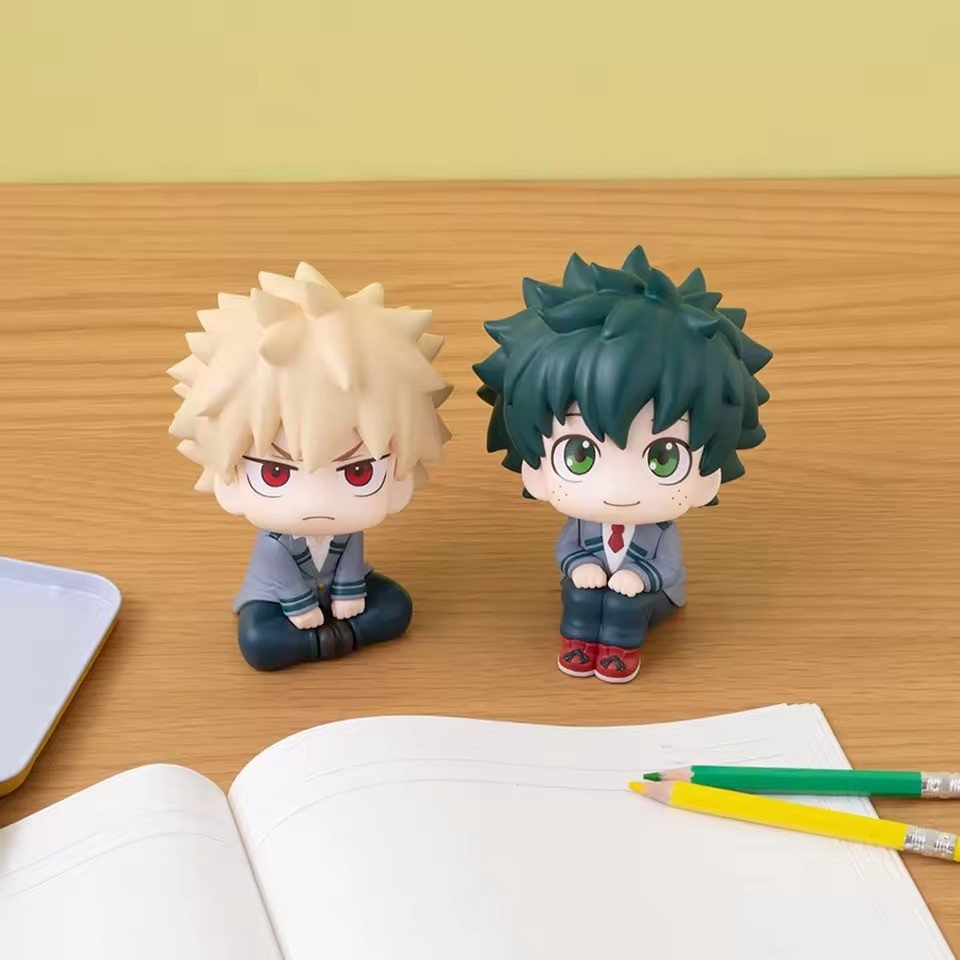 Jual MHA Anime Figure cute Midoriya Izuku Figurine Bakugou Katsuki ...