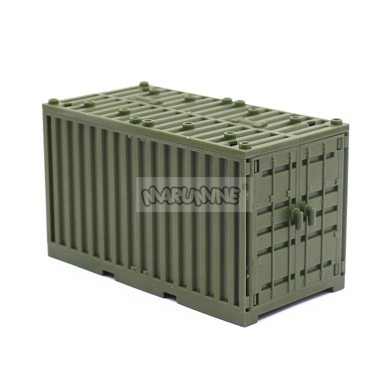 Jual Marumine MOC Military Container Weapon Boxes Bricks Accessories ...