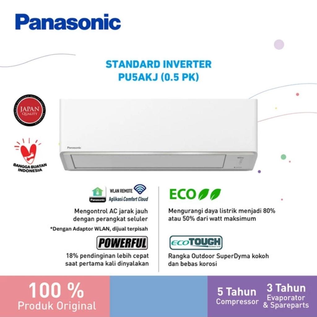 Jual Panasonic AC Split Standard Inverter 0.5 PK PU5AKJ Pendingin ...