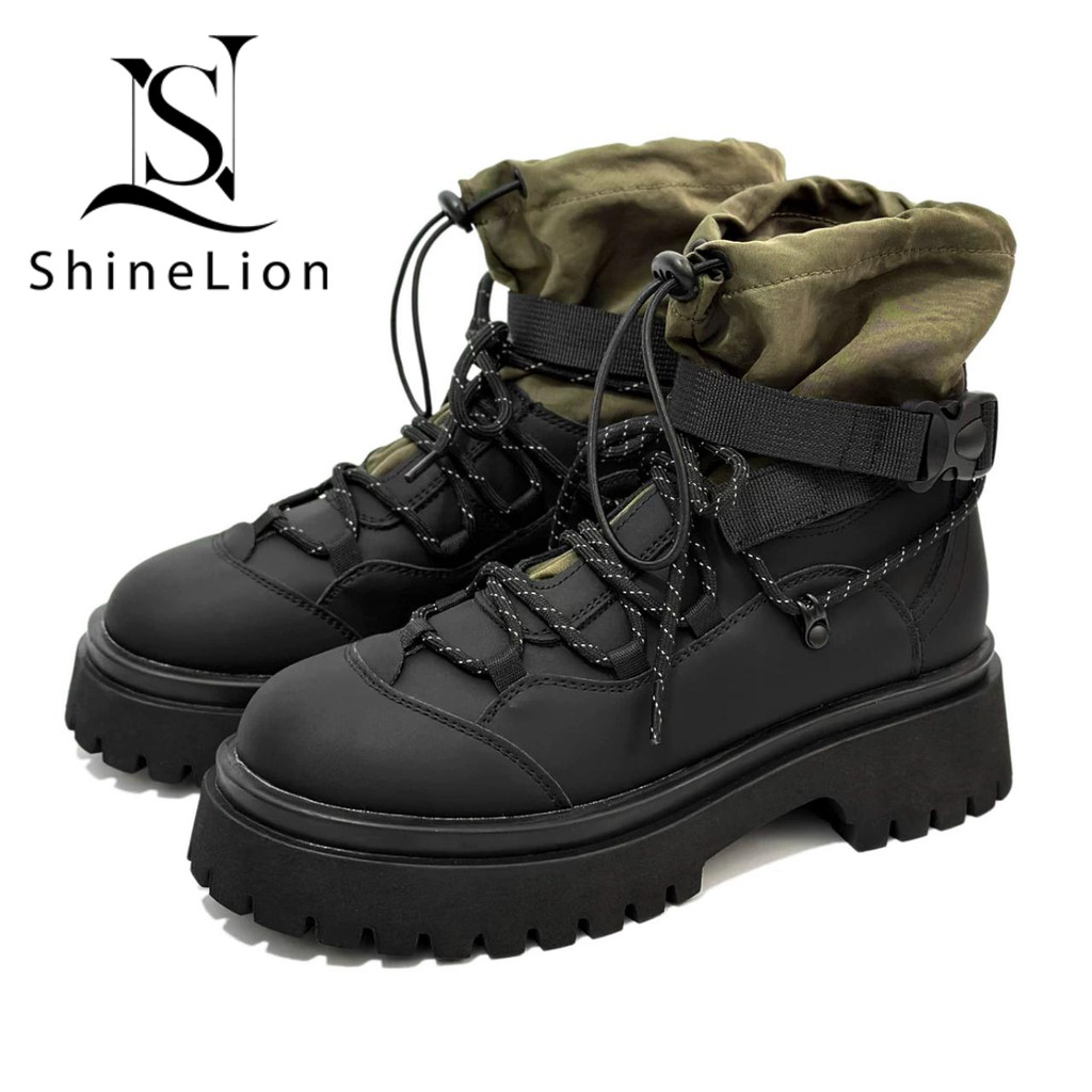 Jual ShineLion Sepatu Boots Pria Keren Untuk Pasangan Couple Mendaki ...