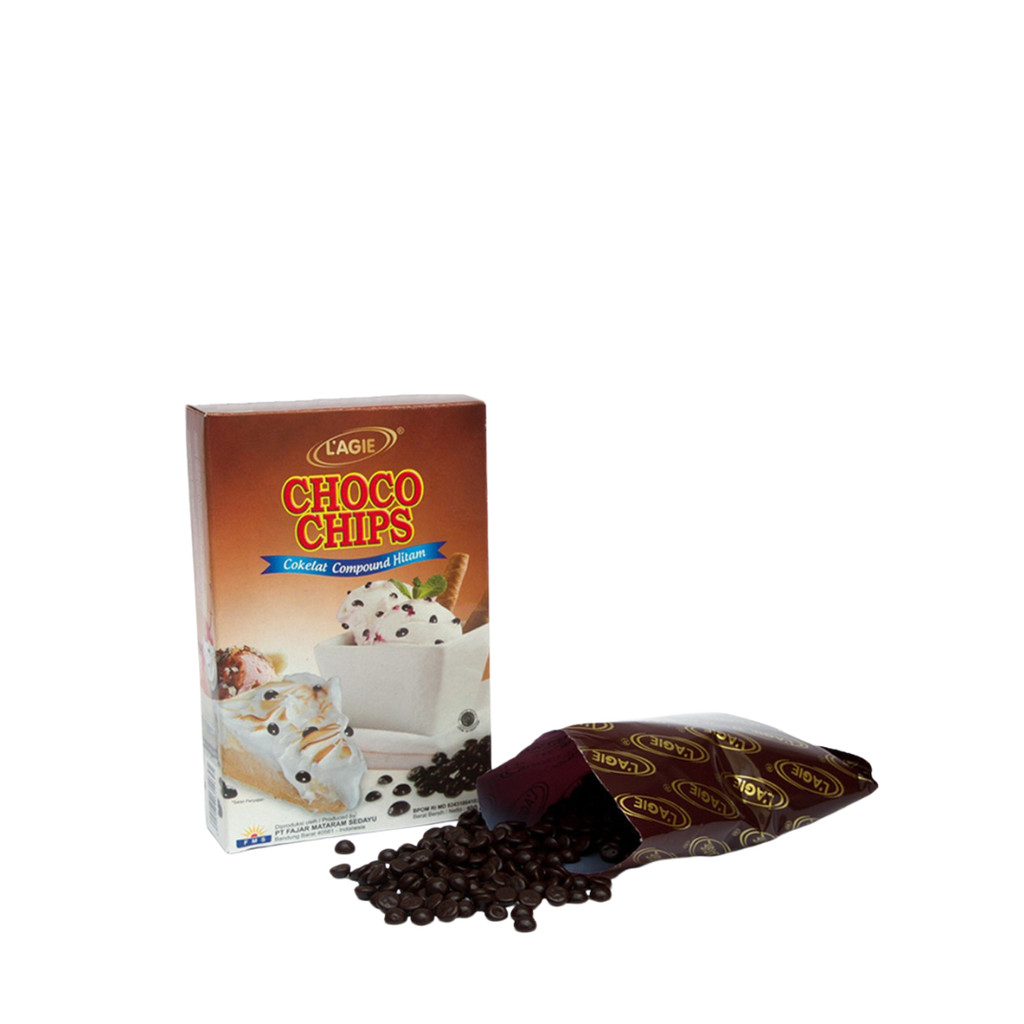 Jual LAGIE CHOCO CHIPS SET BULAT 100 GRAM / COKELAT BULAT COMPOUND ...