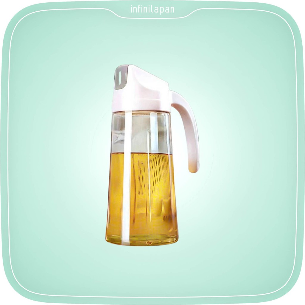 Jual Botol Minyak Kaca 630ml | Oil Dispenser Kaca Gagang Ergonomis ...