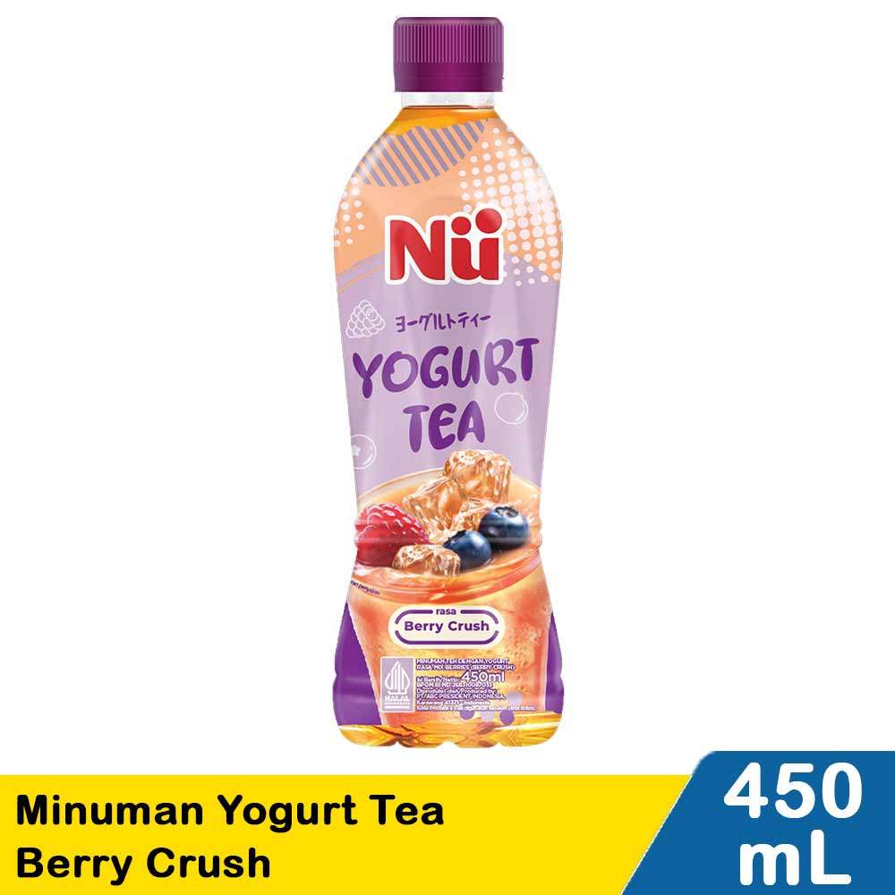 Jual NU MINUMAN YOGURT TEA BERRY CRUSH 450ml | Shopee Indonesia