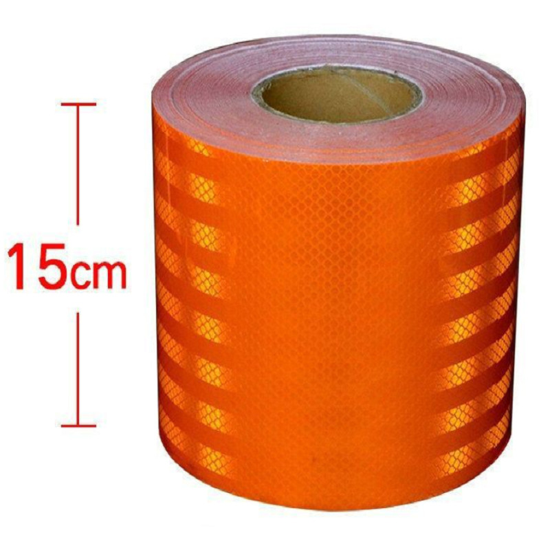 Jual 3M SuperGrade Microprism Orange Reflective Strip Waterproof ...