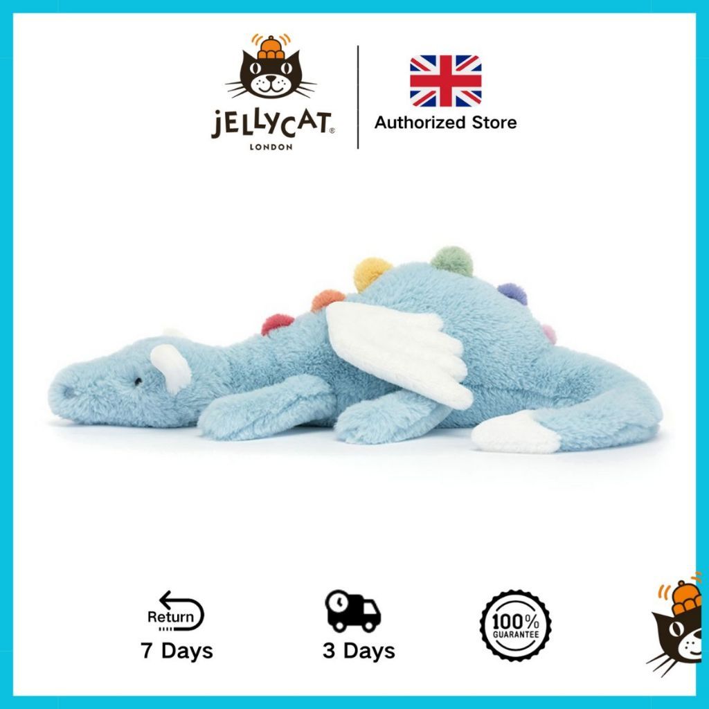 Jual Discount!!!!! [Free Shipping] Jellycat Doll Sky Dragon With ...