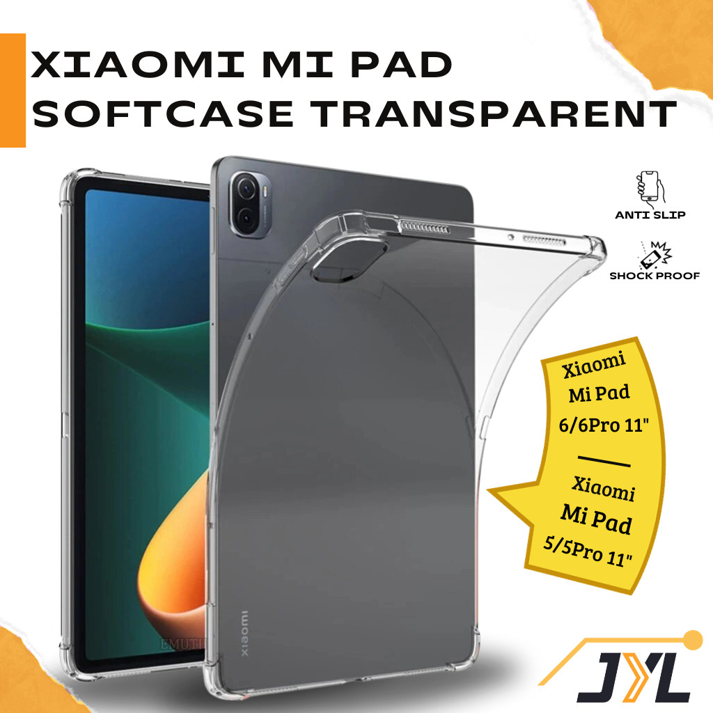 Jual Transparent Silicone Softcase for Xiaomi Mipad 5 11" Mipad 6 11 ...